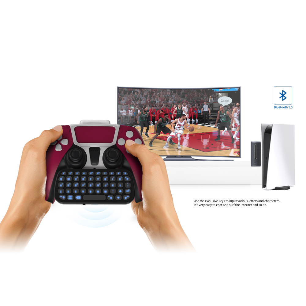 PS5 handle Bluetooth keyboard (with backlight) P5-0556S - PS5 - DOBE ...