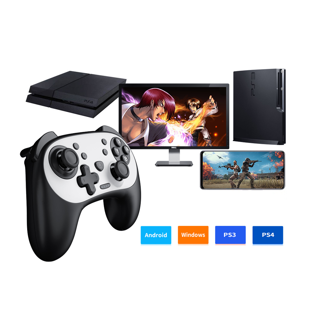Switch Pro handle, black and white TNS-2101 - Gaming Controllers - DOBE ...